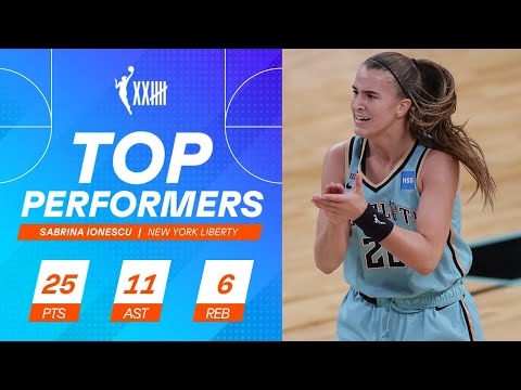 Sabrina Ionescu Registers 25 Points, 11 Assists and Hits Game-Winner in Liberty Win (May 14, 2021)