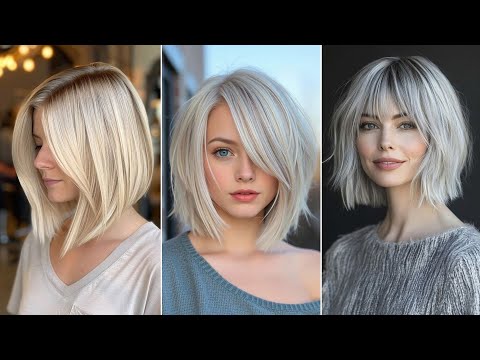 Image Of Bob Hairstyles Bob Haircuts For Thick Hair Gray Hair Colors Chic Stacked Bob Haircuts