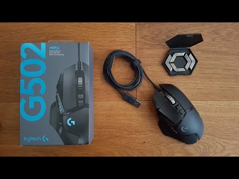 Logitech G502 Hero BEST GAMING MOUSE EVER Unboxing and Complete Setup