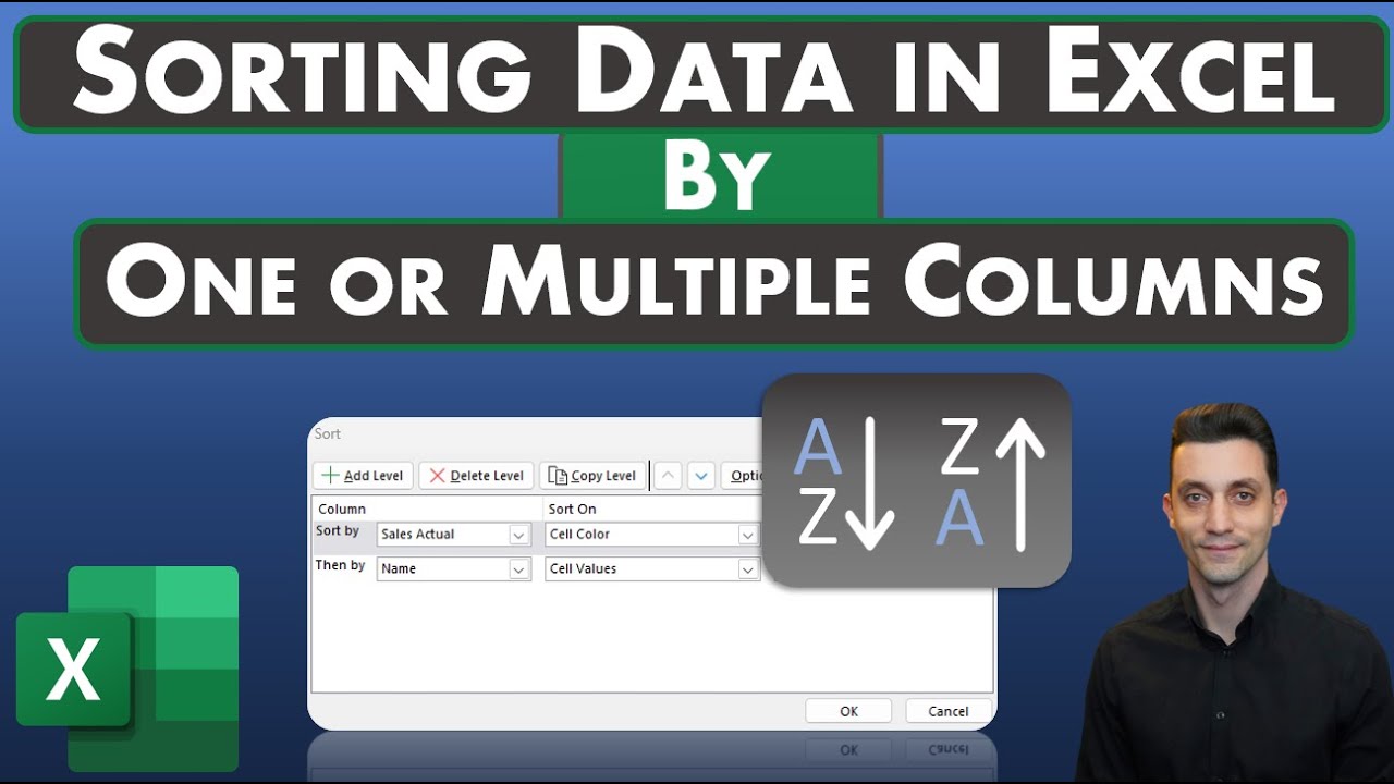 Excel Tips - Sorting Data in Excel | Sorting by Multiple Columns