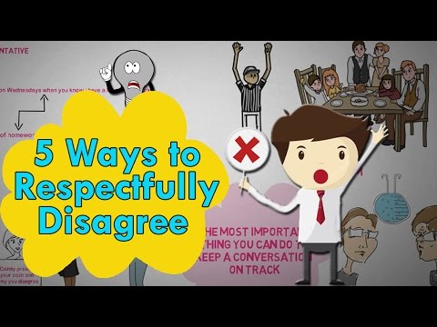 5 Ways to Respectfully Disagree - How to Disagree politely