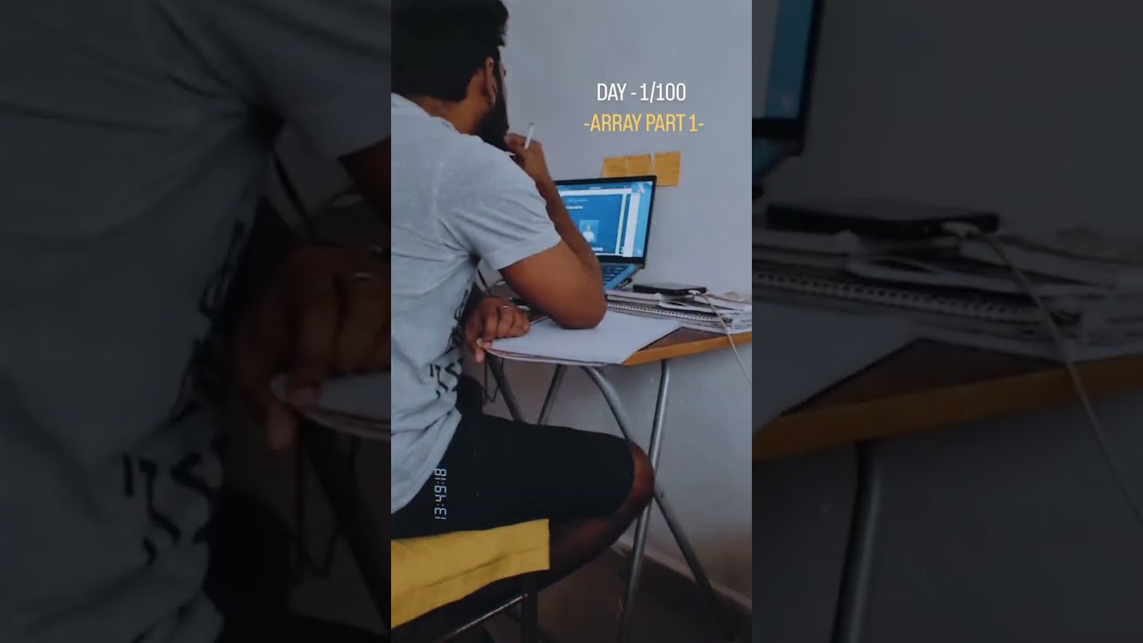Day - 1/100 - Array Part 1 | DSA Learning Journey | 100 Days of Code