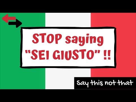 How to REALLY say “YOU ARE RIGHT/ YOU ARE WRONG” in Italian | LEARN ITALIAN