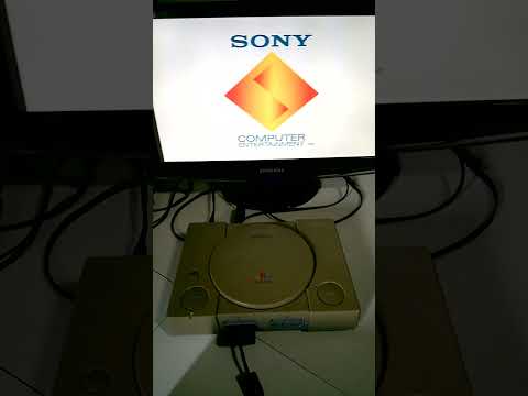 Inicializaçâo  PSX   Model  SCPH- 7001 - 1998   e  Abertura  com o logo da Sony   #shortsyoutube s