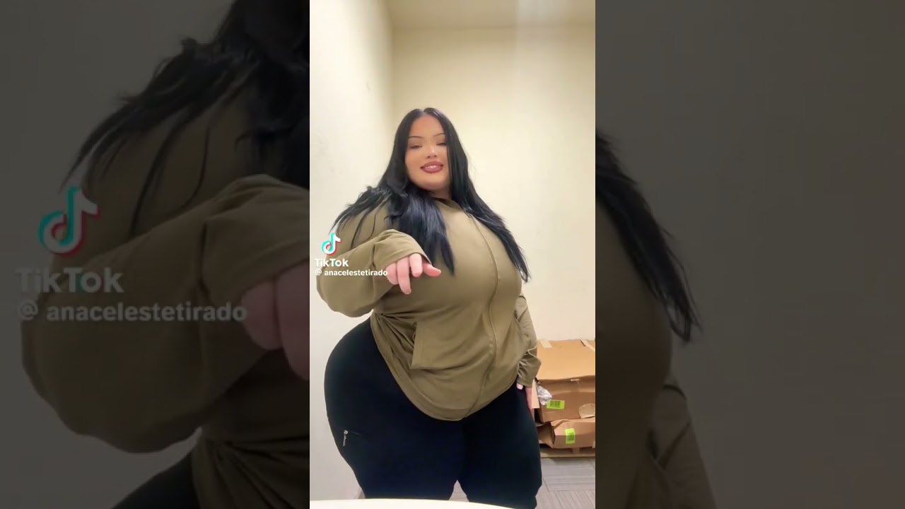 Bbw Pear Shaped Wide Hips Plus Size Female Fashion Modeling