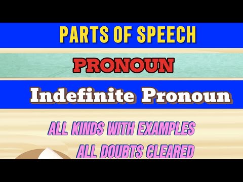 What is Indefinite Pronoun?--Urdu/Hindi Explanation