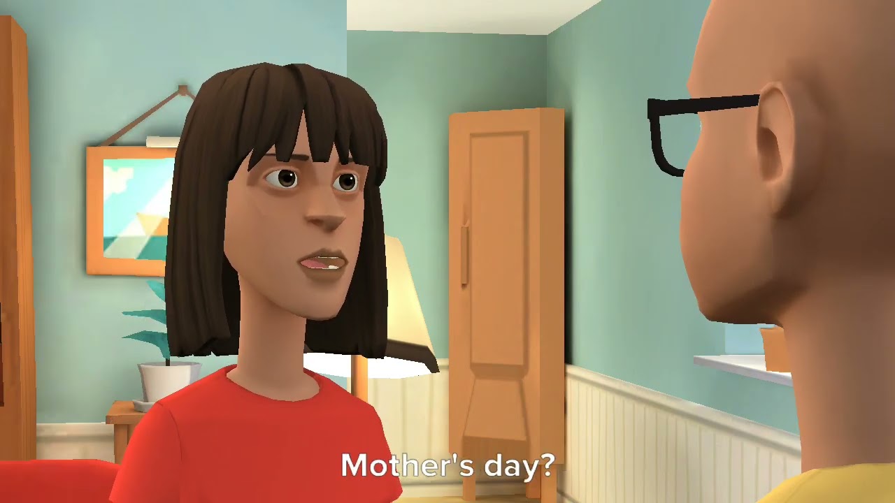 Classic Caillou gets grounded on Mother's day