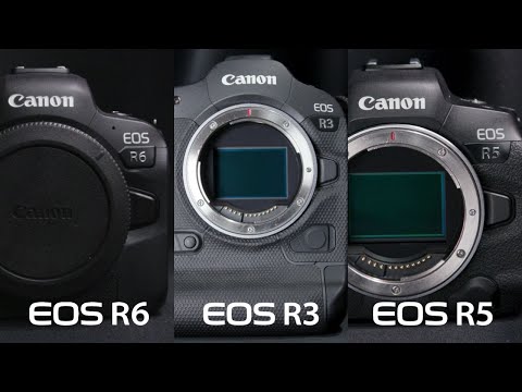 Canon EOS R3 vs R5 vs R6 (4895C002)