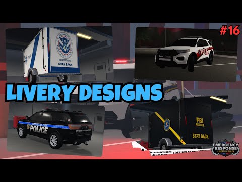 Epic LIVERY DESIGNS for Emergency Response Liberty County Roblox! #16