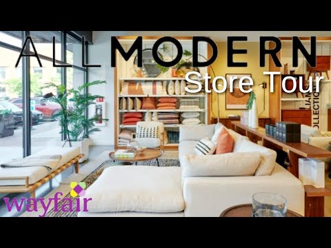 All Modern Store Tour Wayfair Furniture & Decor Trends for 2024