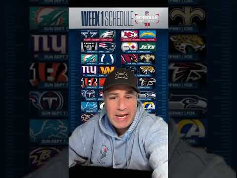 NFL Week 1 Schedule? Good or Bad?