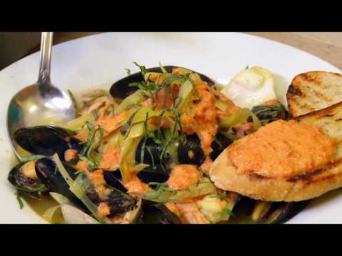 Seafood Bouillabaisse at Sweet Laurette Cafe | Port Townsend, WA | Washington Grown