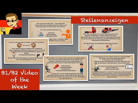 Intermediate German #31: Job Advertisements