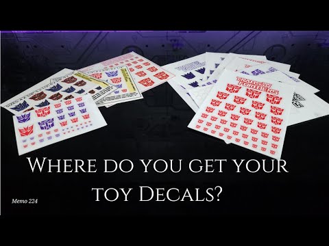 What is your go-to for Toy Decals and Stickers?