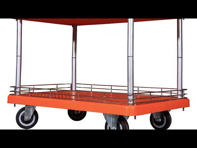 Industrial Trolley - 2 Layer With Border Platform Trolley Trader ...