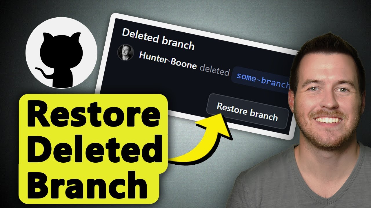 How to Restore and Recover a Deleted Branch on Github