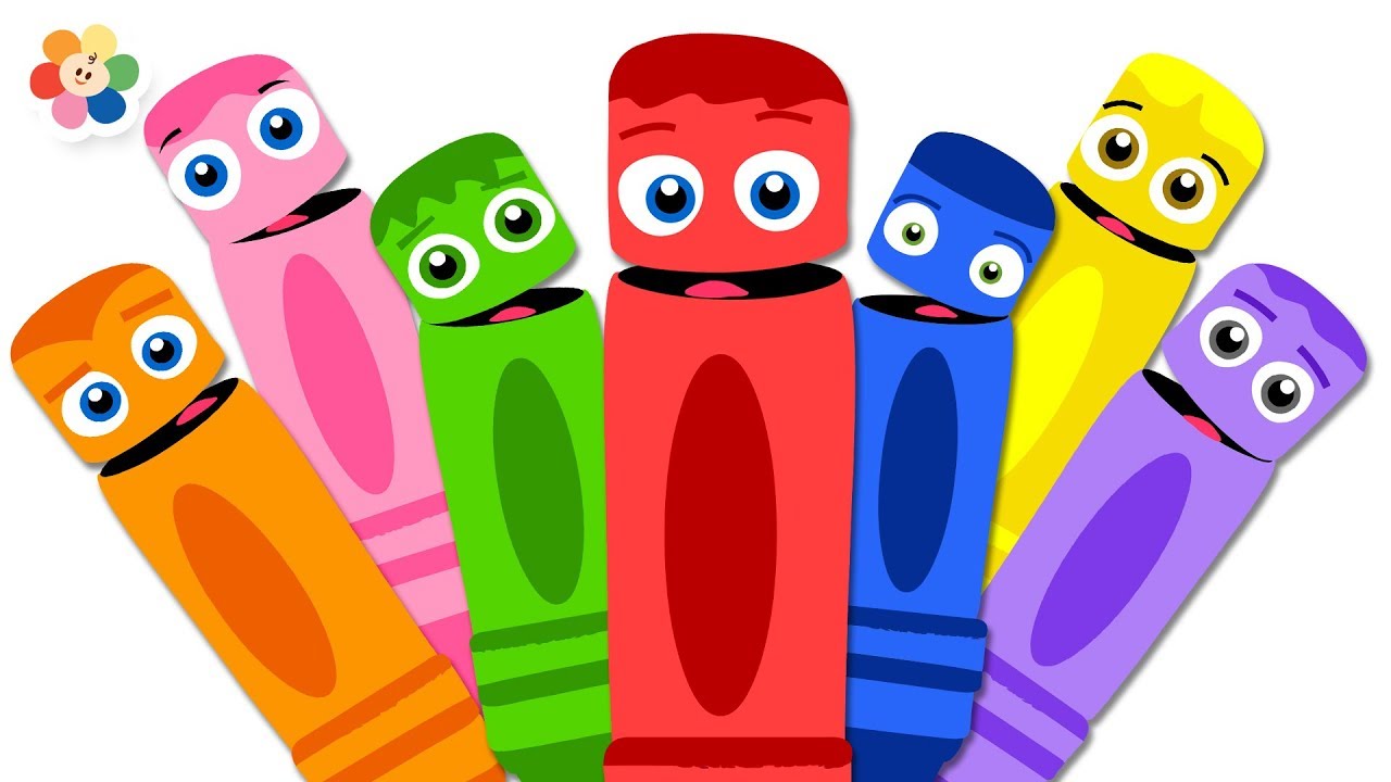 Learn Colors with Colorful Crayons | Color Crew Special | Coloring Videos for Kids by BabyFirst