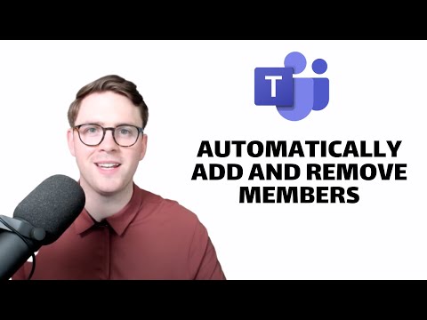 How to automatically add and remove members in Microsoft Teams