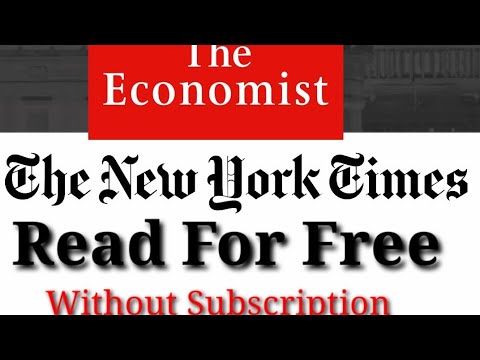 How to read Newspapers for free] Free reading of any Article online