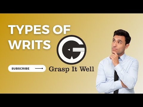 TYPES OF WRIT FULL EXPLAINED IN HINDI | Constitutional Remedies | Article 32 and Article 226