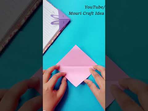DIY Kawaii BOOKMARKS //Easy Origami Bookmark Corner - How to make a Corner Bookmark DIY