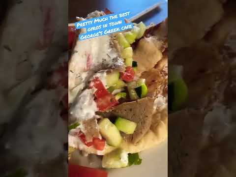 🥗😍Pretty much the best Gyros in town George’s Greek Cafe In Long Beach 😋