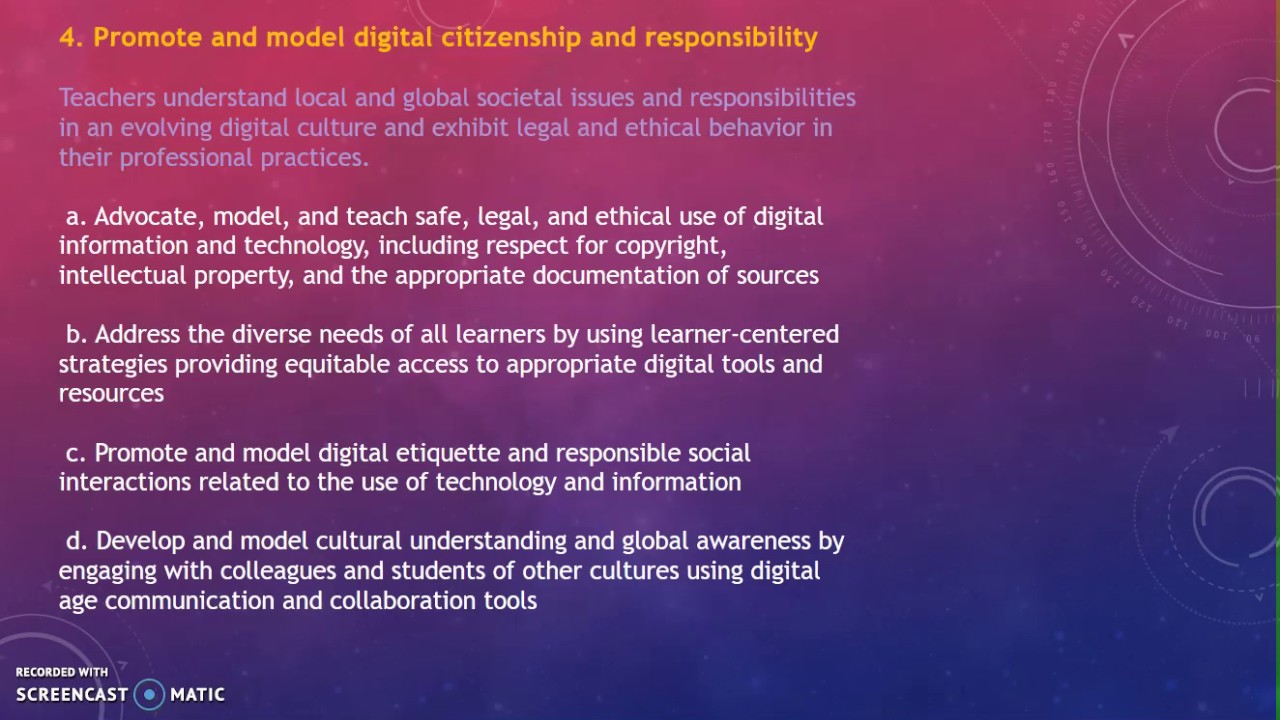 ISTE standard powerpoint presentation