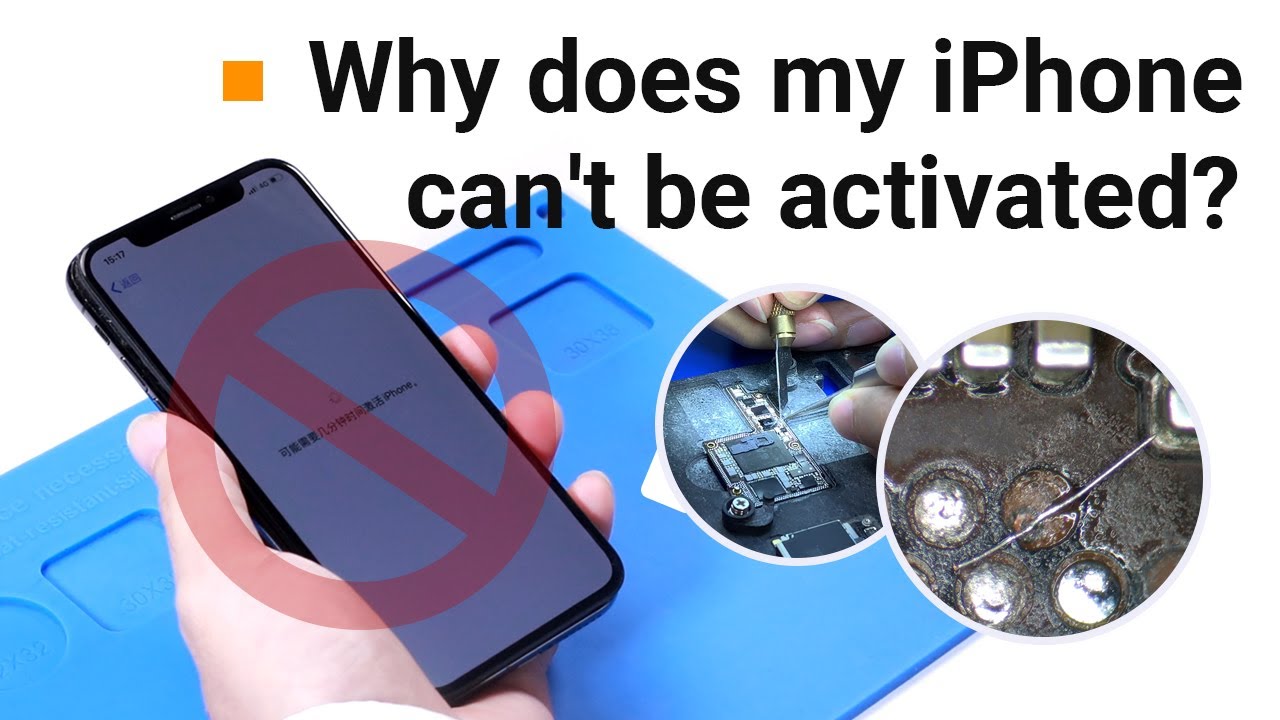 iPhone X Can’t be activated? Here is the Fix | Motherboard Repair Lesson