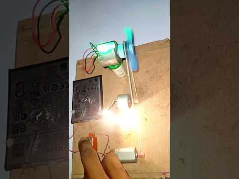 High Electricity Generate with DC Motor to DC Motor | #motor #technology #shorts