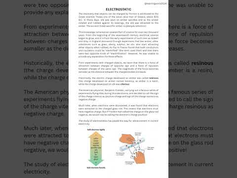 Electrostatic Introduction