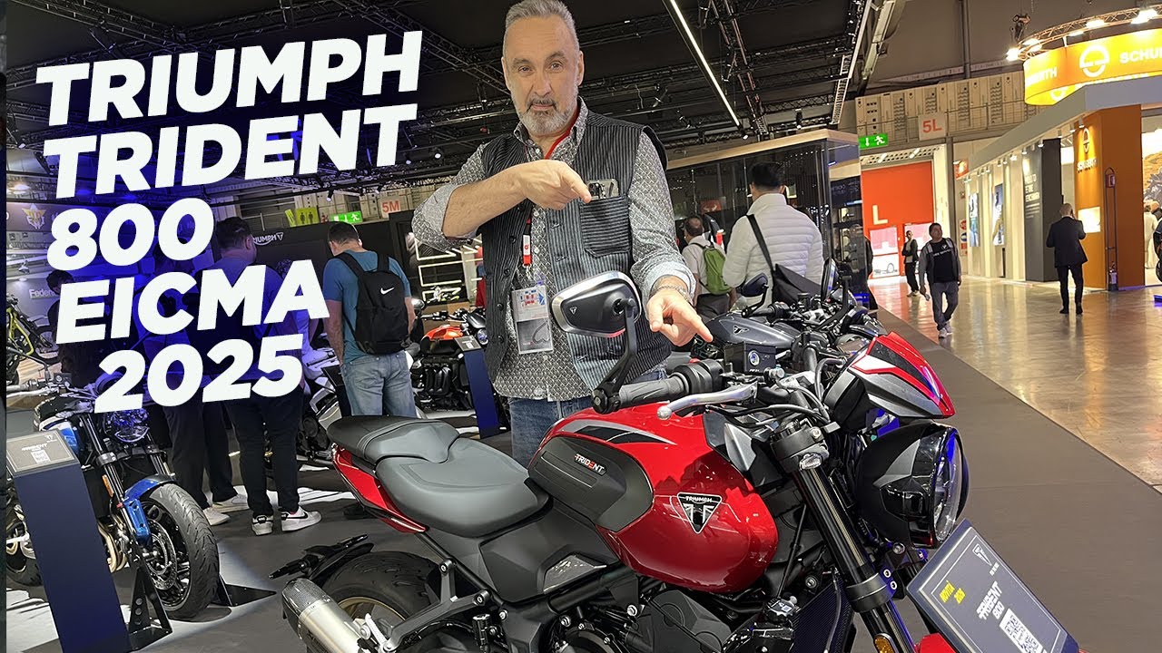 Triumph Trident 800 : la nouvelle naked triple-800 dévoilée à l’EICMA 2025