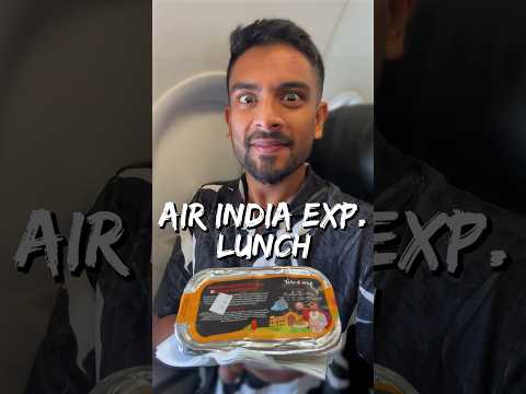 Does Air India Express serve the BEST AIRLINE FOOD!?? ✈️????✨