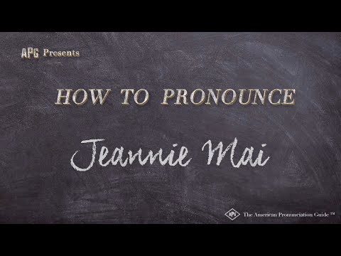 How to Pronounce Jeannie Mai (Real Life Examples!)