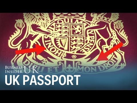 Why there is French on a British passport