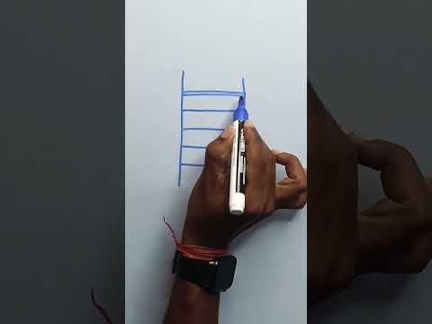 H= Ladder 🪜 #art #artist #easy #viral