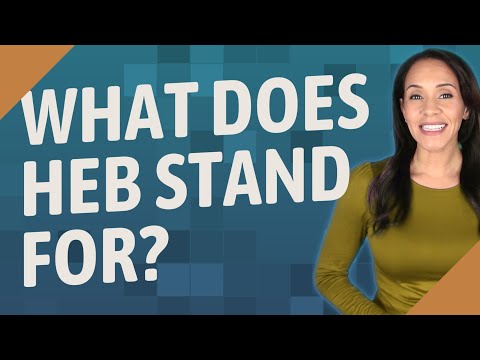 What does HEB stand for?