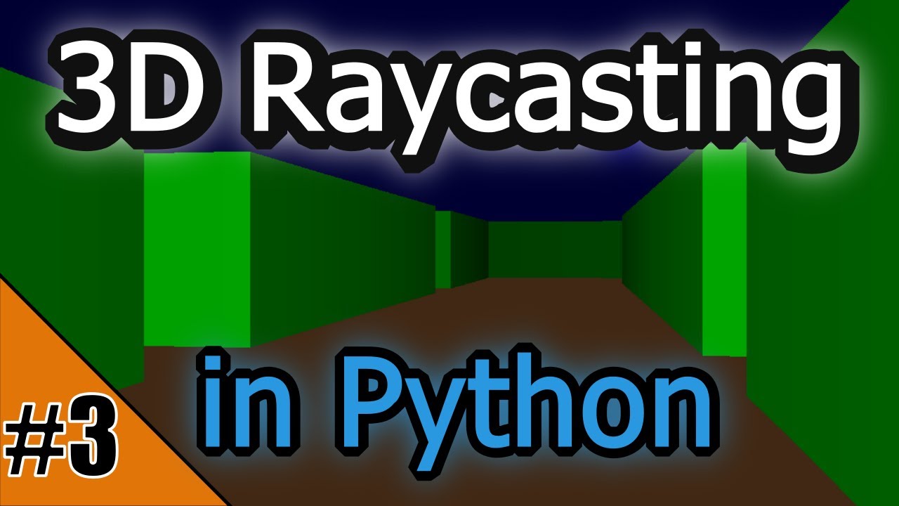 3D Raycasting Tutorial in Python #3 (German) | Programming the World Map
