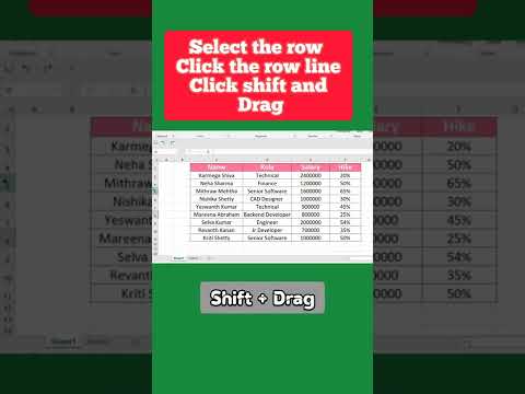 Insert Multiple Rows at a Time in a New way #excel