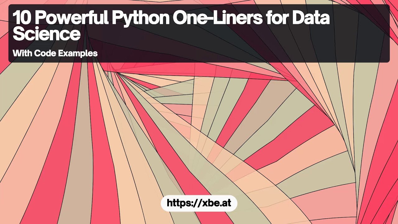 Python One Liners: Efficient Data Science with Concise Code