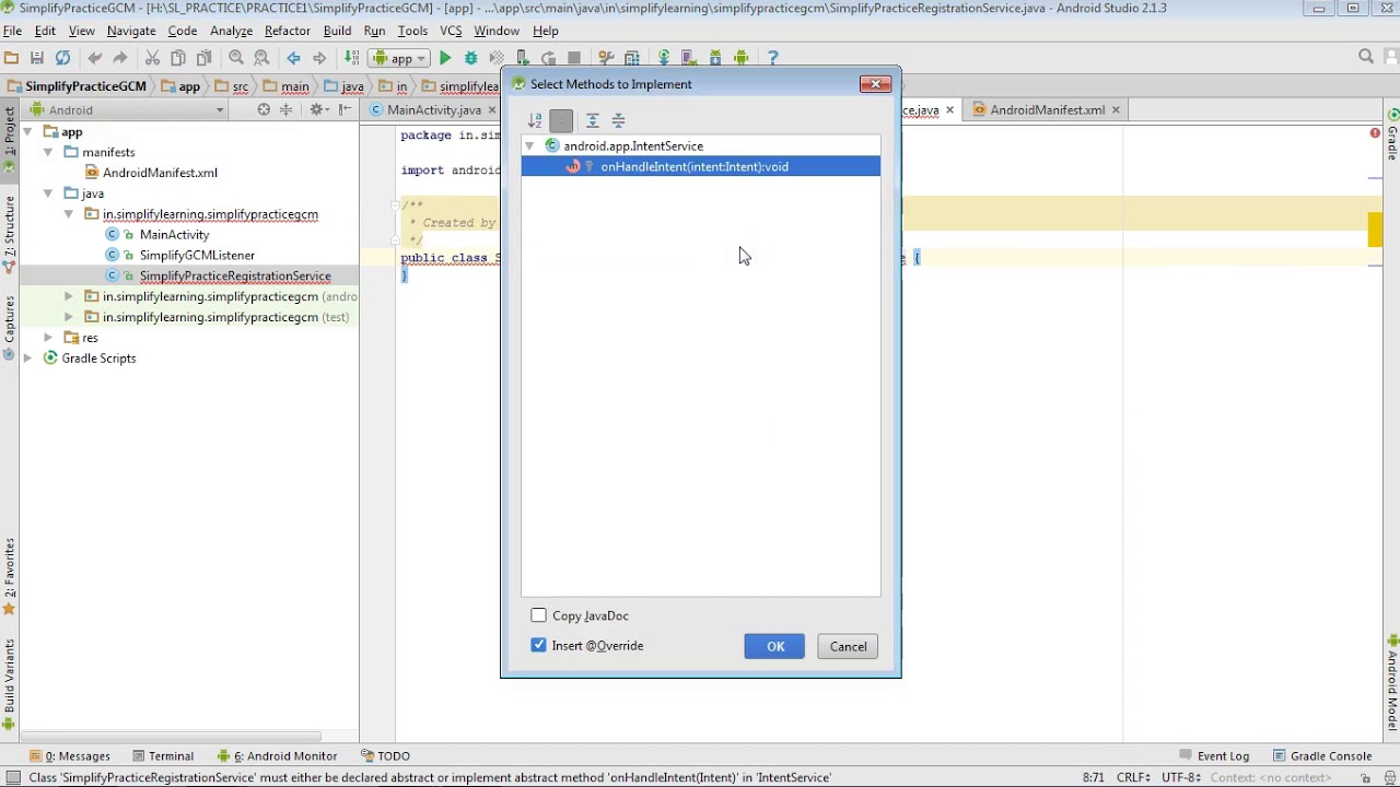 How to add Google Cloud Messaging to your app