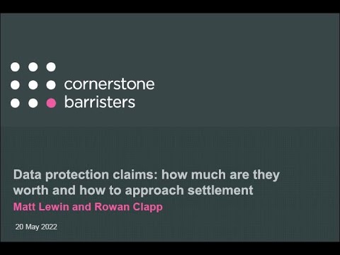 Data protection claims: how much are they worth and how to approach settlement