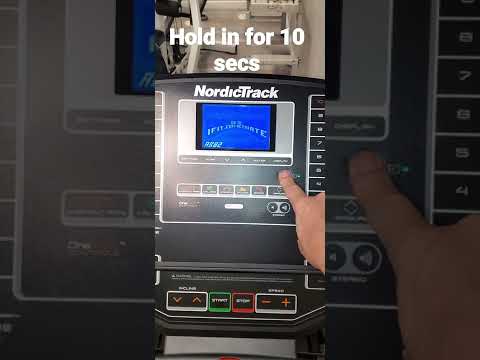How to activate NordicTrack treadmill without signing up for IFit