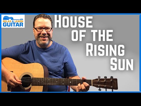 House of the Rising Sun Guitar Lesson - The Animals - Step by Step