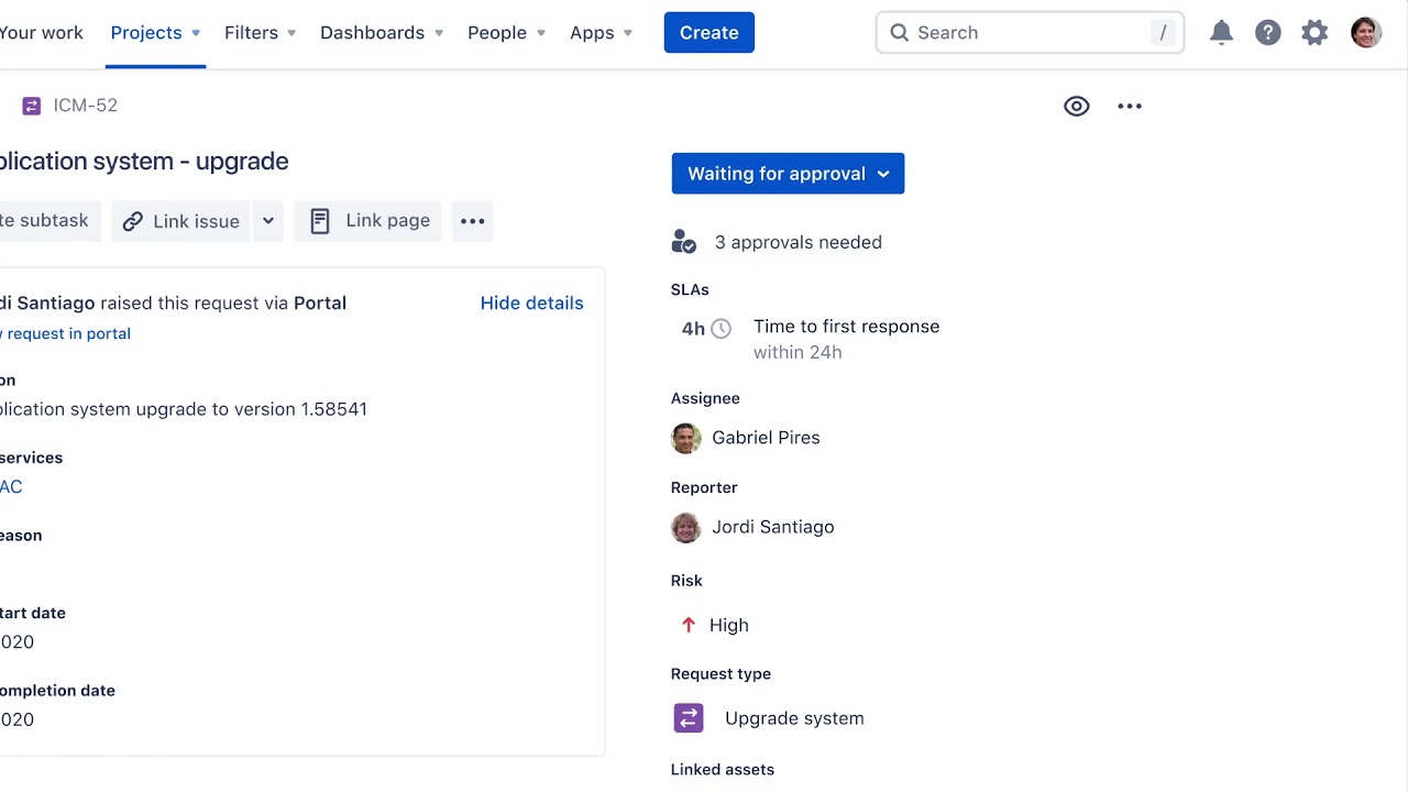 Change Management, Atlassian ITSM Demo