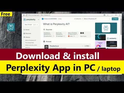 Download perplexity ai for pc | How to use Perplexity AI Pro version | Perplexity ai app