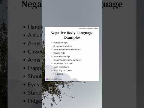 Negative Body Language Examples