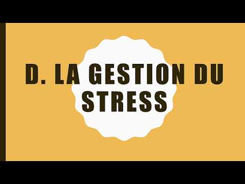 Le stress et la gestion du stress