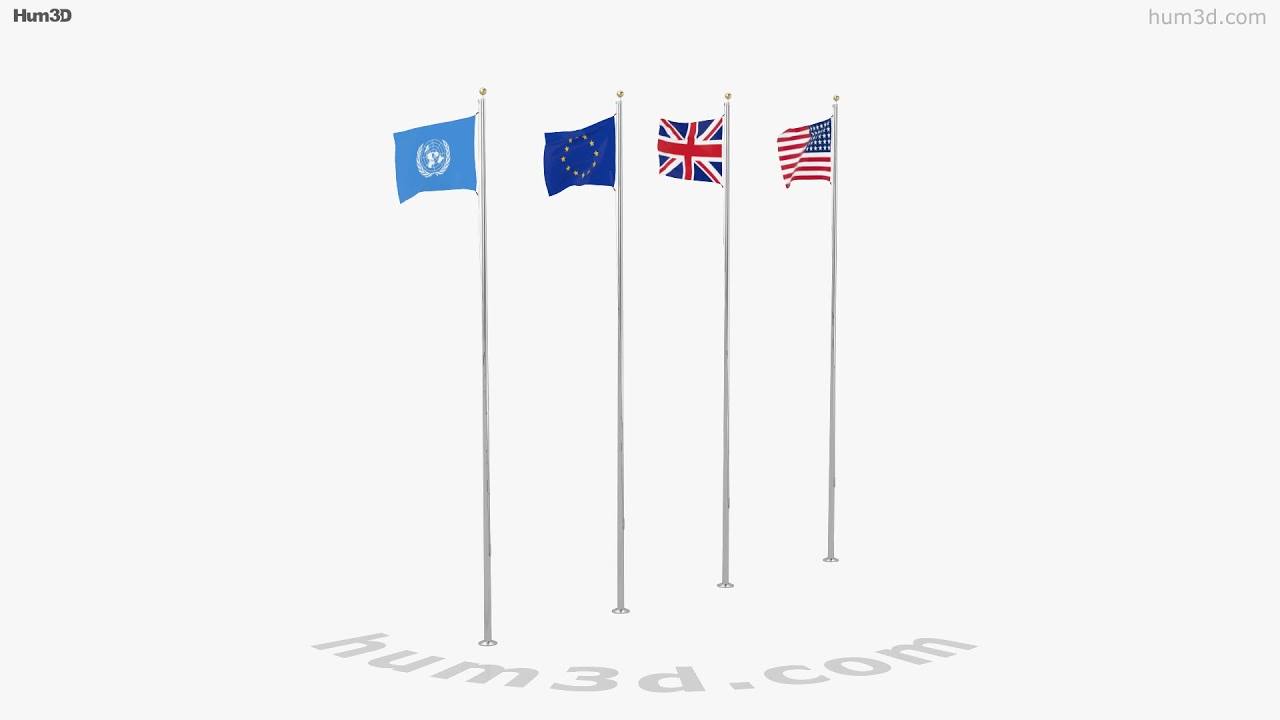 Flagpole 3D model by 3DModels.org