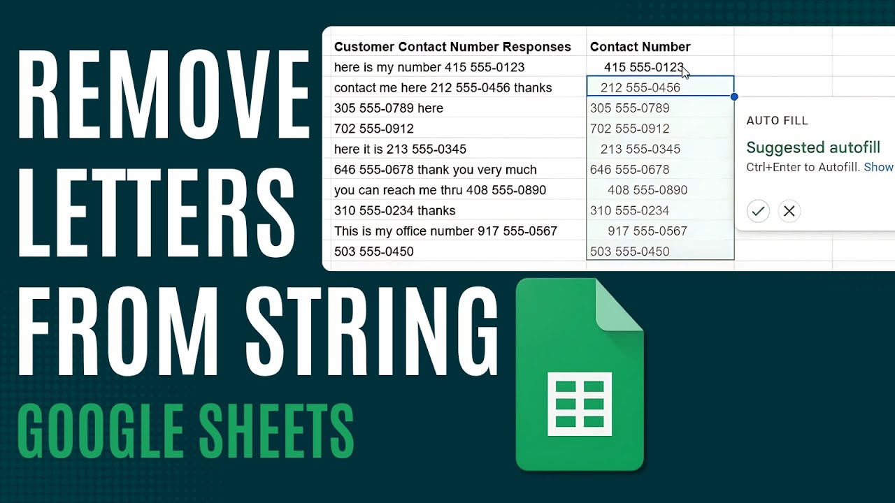 How to Remove Letters From String in Google Sheets [Quick Guide]