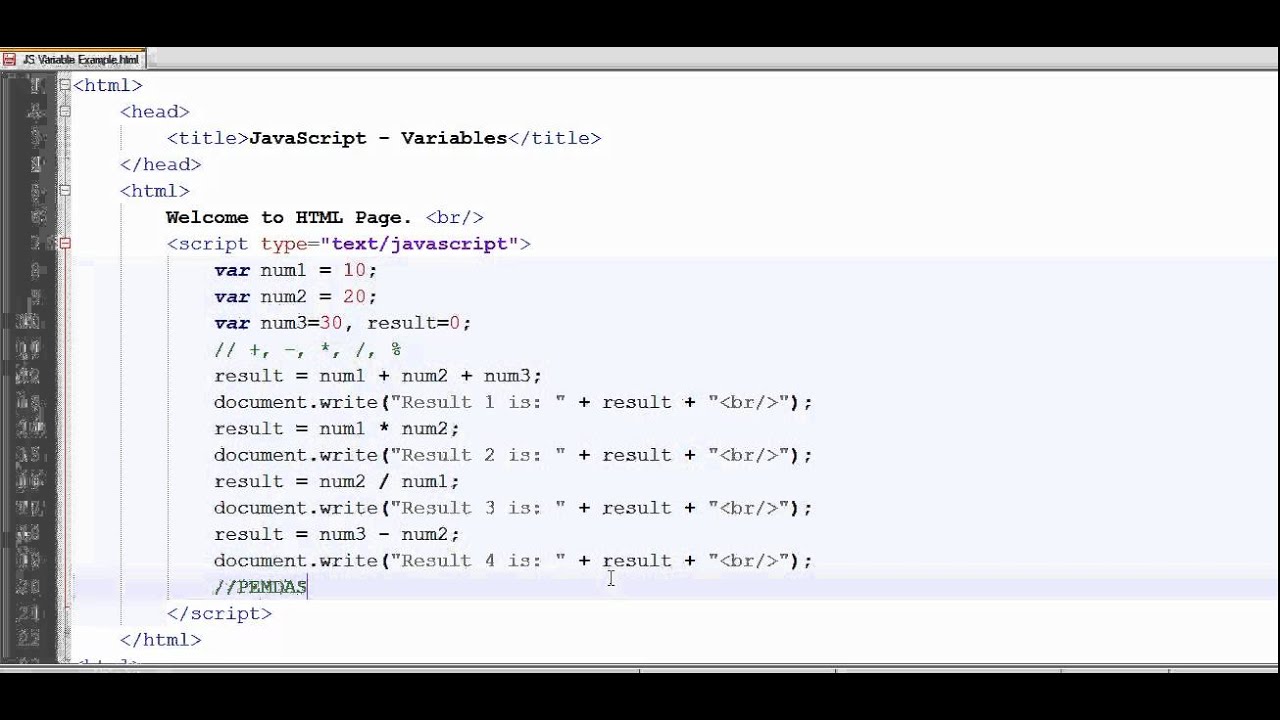 JavaScript Tutorial #3 - Working with Arithmetic Operators